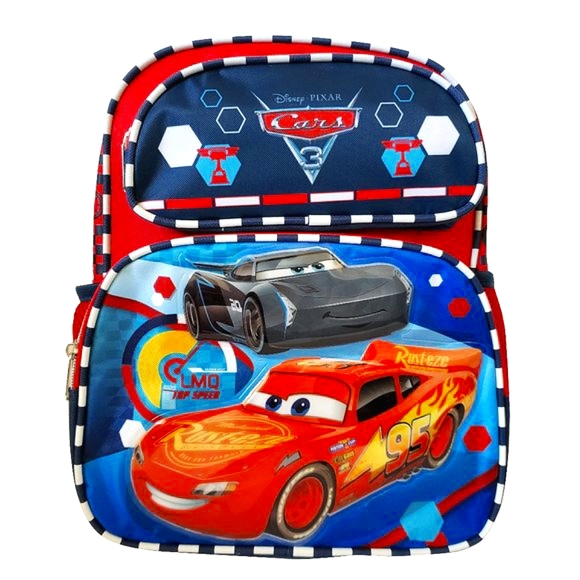 Disney | Accessories | Disney Pixar Cars Backpack Lightning Mcqueen 2 ...